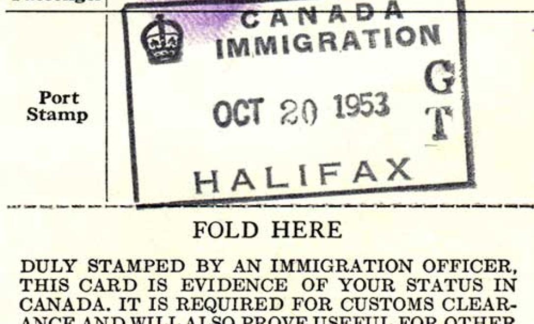 Artifacts-Arriving in Canada | Canadian Museum of Immigration at Pier 21