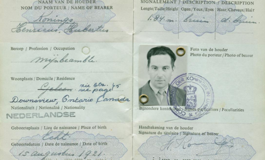 Artifacts-Dutch Passports | Canadian Museum of Immigration at Pier 21