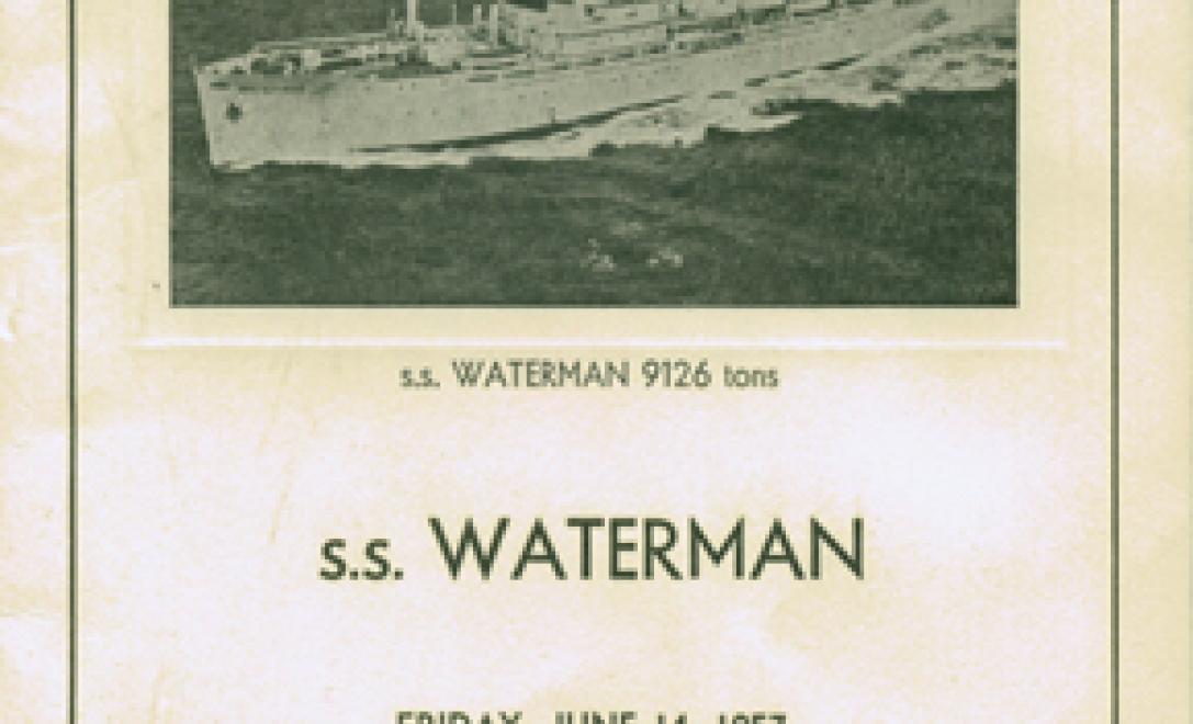 Artifacts-Ship and Train Memoribilia | Canadian Museum of Immigration ...
