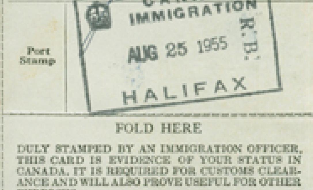 Artifacts-Immigration Related Documents | Canadian Museum of ...